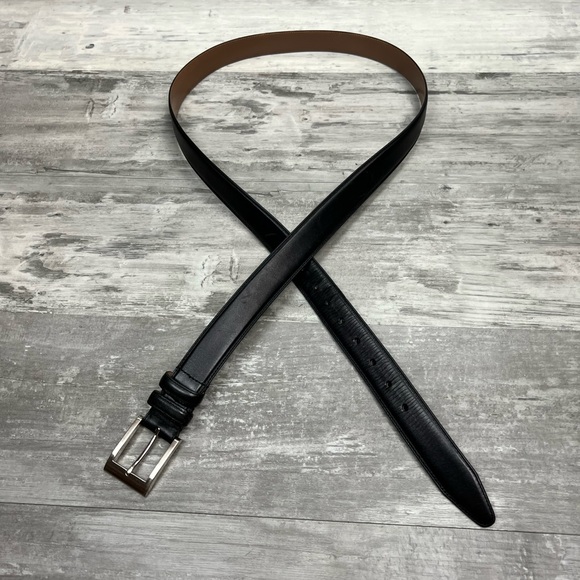 Allen Edmonds | Accessories | Allen Edmonds Black Leather Dress Belt ...